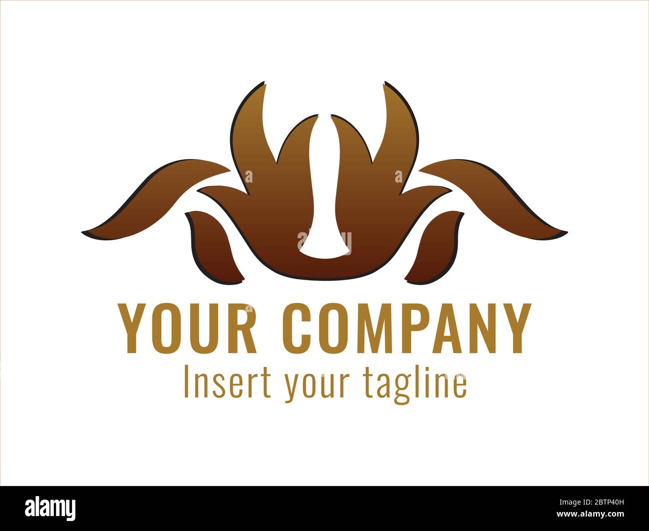 logo, gold, design, golden, vector and abstract for commercial use. We ...