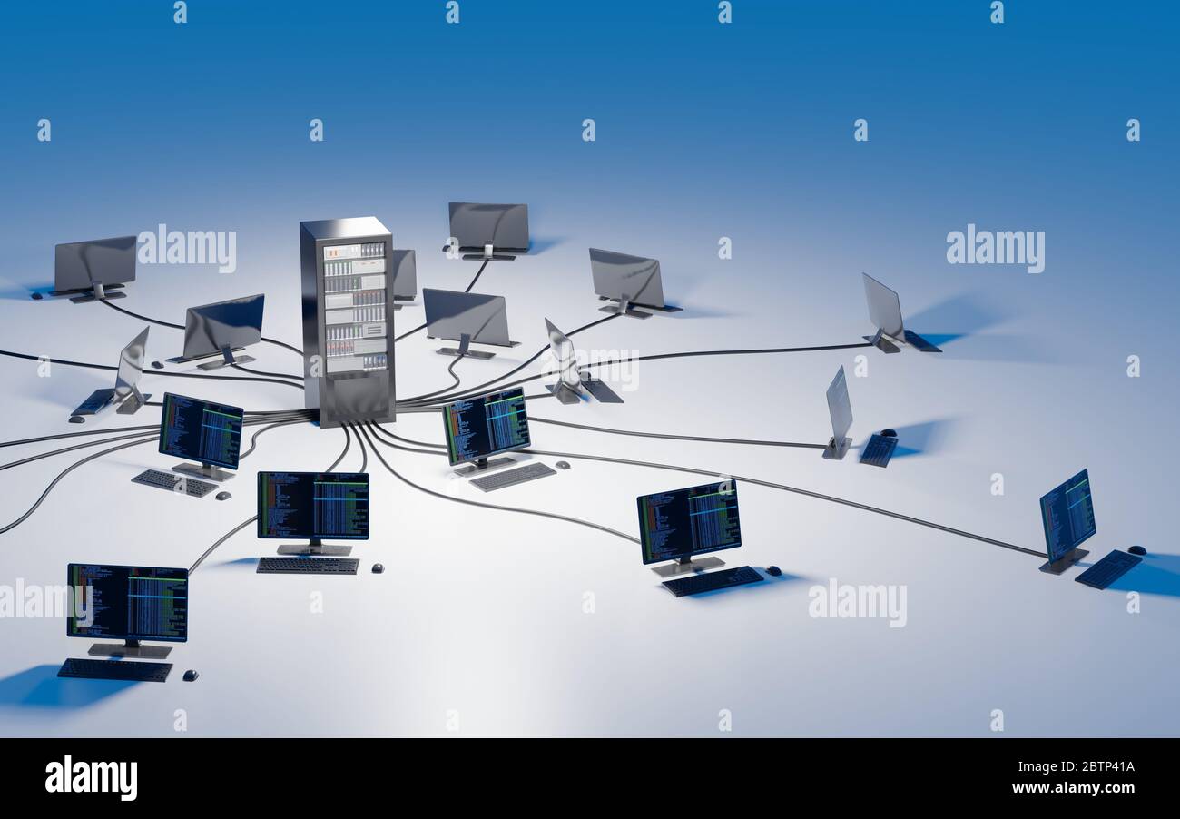 Cloud Computing Network Infrastructure Computer Workstations
