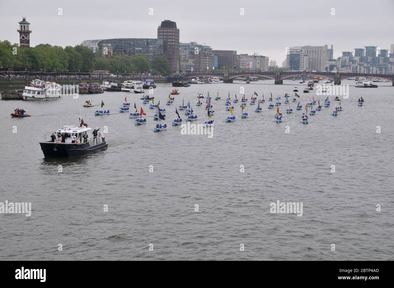 The Thames Diamond Jubilee Pageant was a parade on 3 June of 670 boats ...
