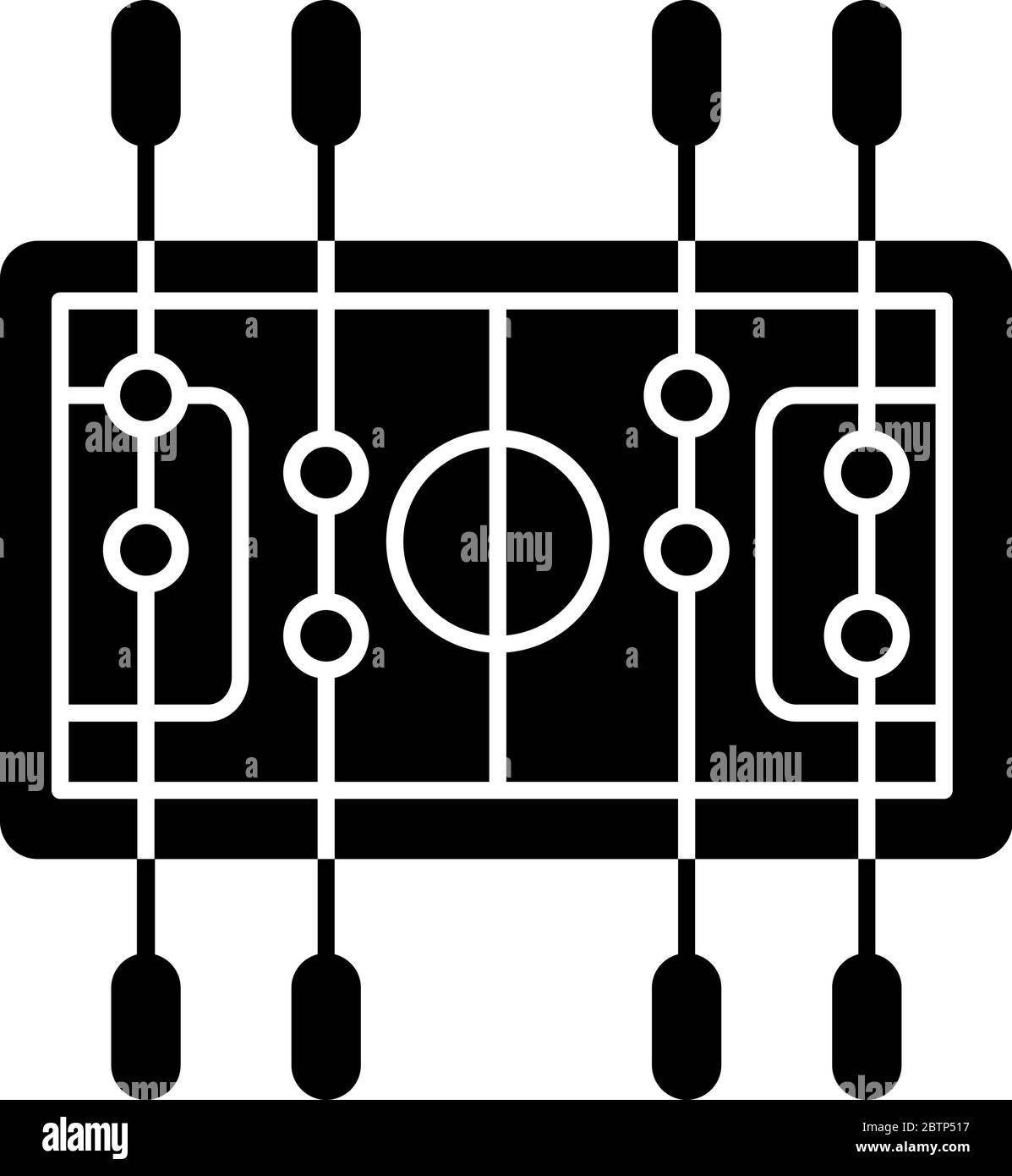 Table football foosball Cut Out Stock Images & Pictures - Alamy