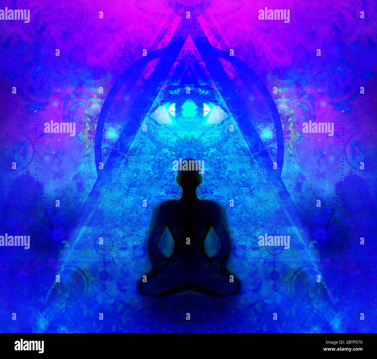 Man third eye psychic supernatural senses hi-res stock photography and ...