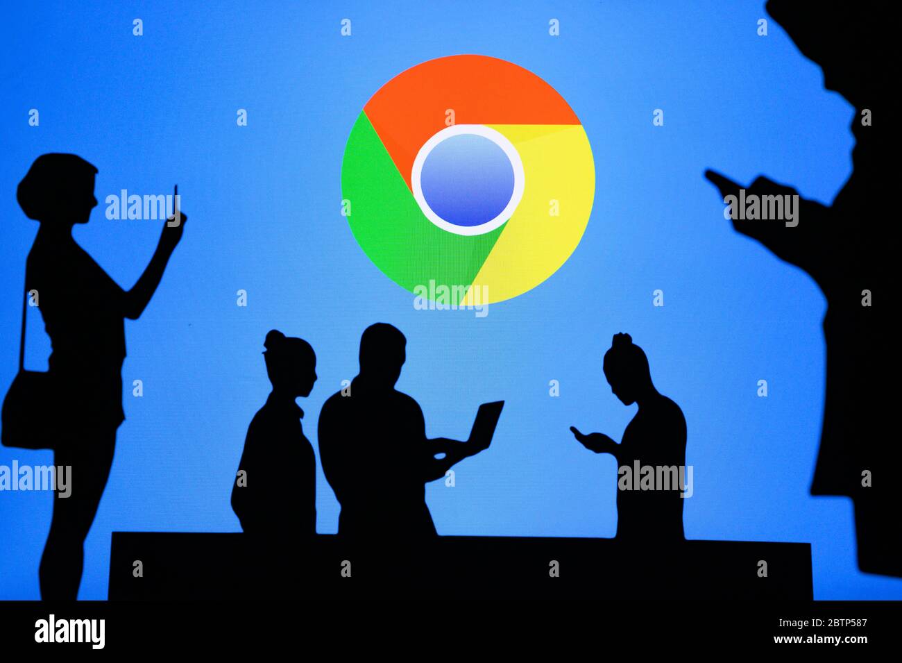 NEW YORK, USA, 25. MAY 2020: Google Chrome web browser developed by ...