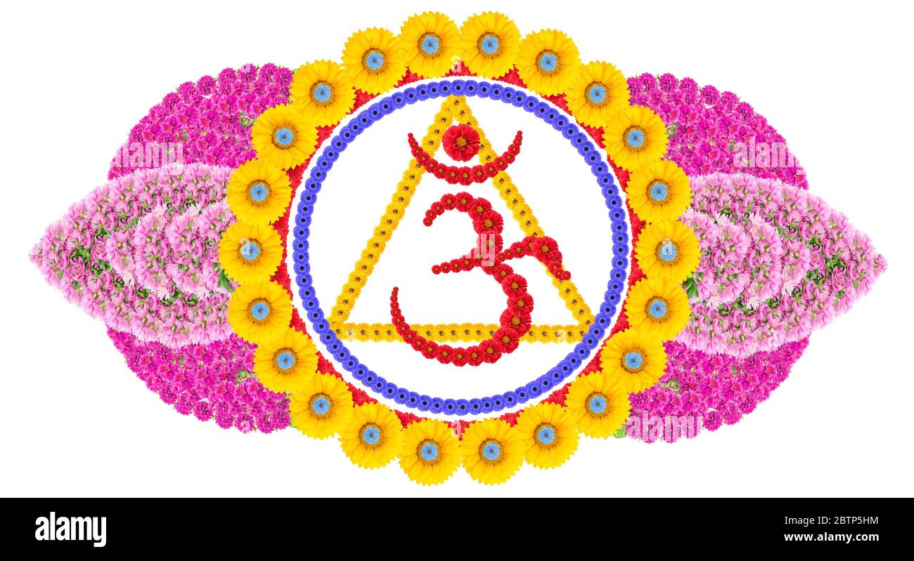 Om Symbol Lotus Wallpaper Lotus Flower Om Symbol Mantra Stock