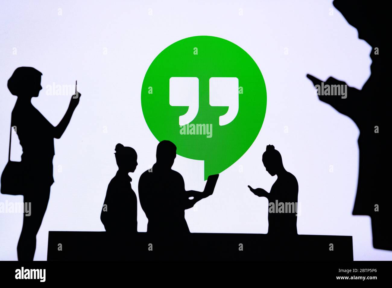 Hangout symbol hi-res stock photography and images - Alamy