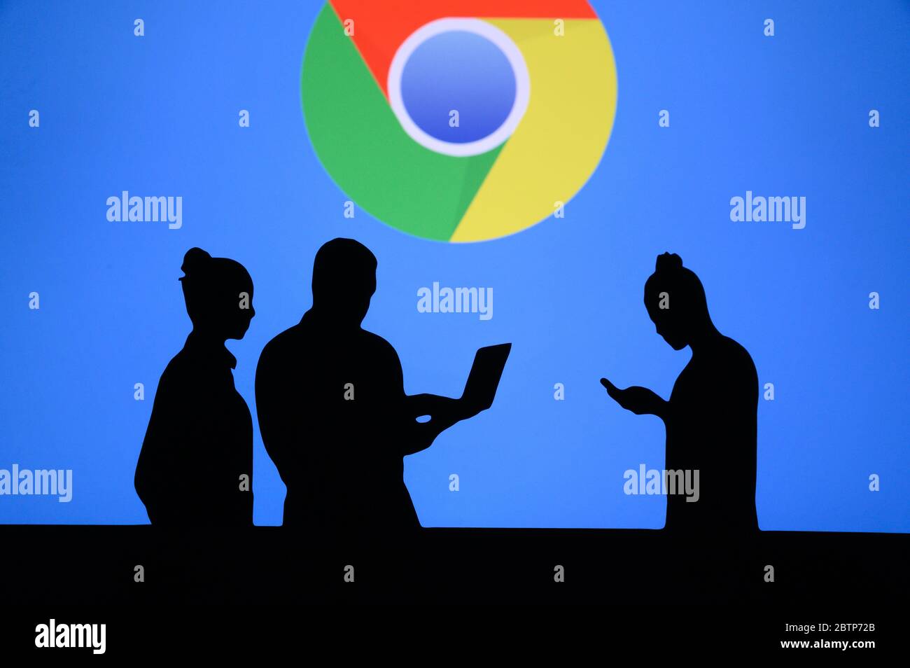 NEW YORK, USA, 25. MAY 2020: Google Chrome web browser developed by ...