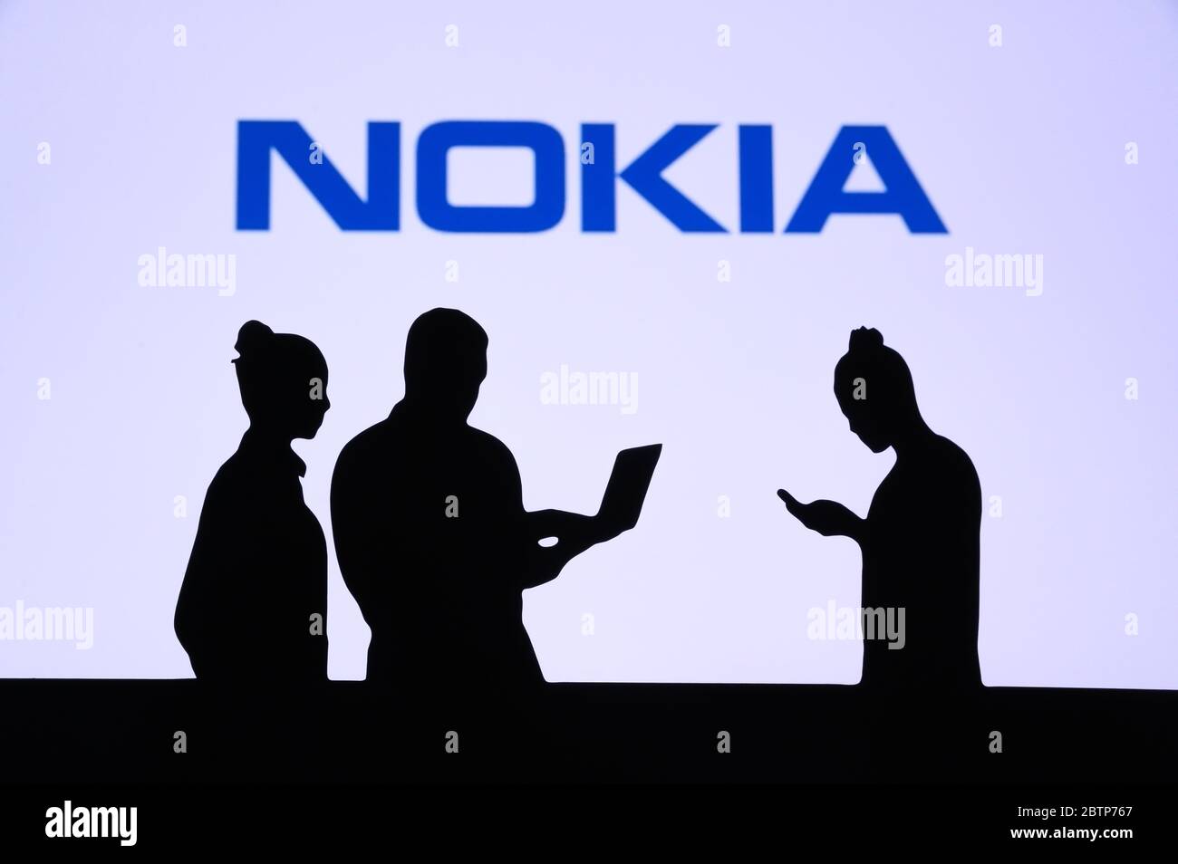 Old nokia logo hi-res stock photography and images - Alamy