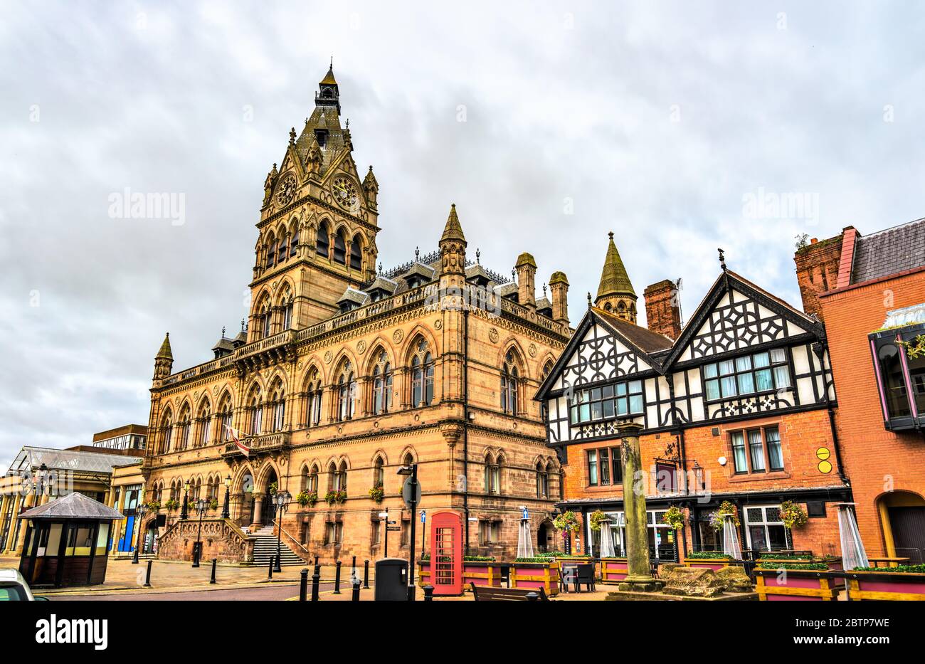 Chester town hall tower hi-res stock photography and images - Alamy