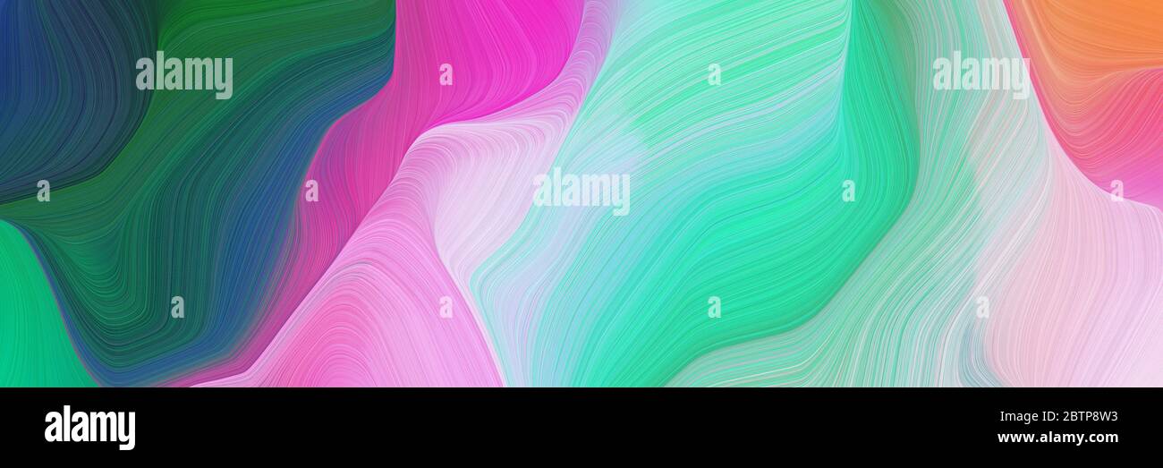 landscape orientation graphic with waves. abstract waves illustration ...