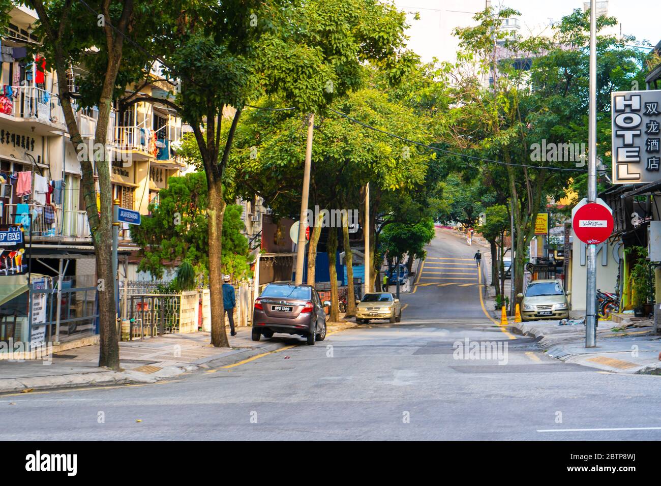 Streets of Kuala Lumpur. Modern Malaysia. Beautiful clean streets of a ...