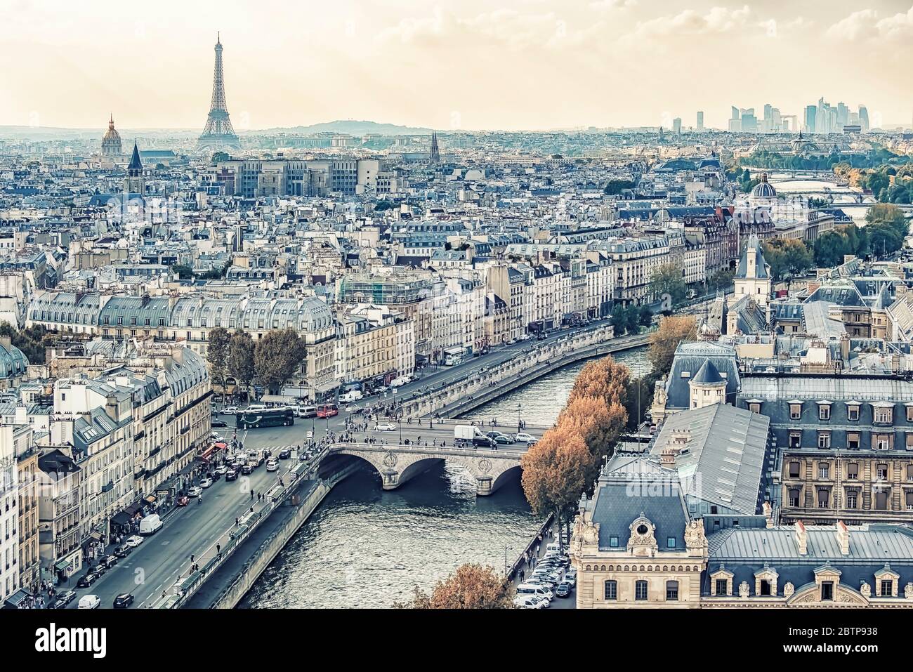 Panorama from eiffel tower hi-res stock photography and images - Alamy