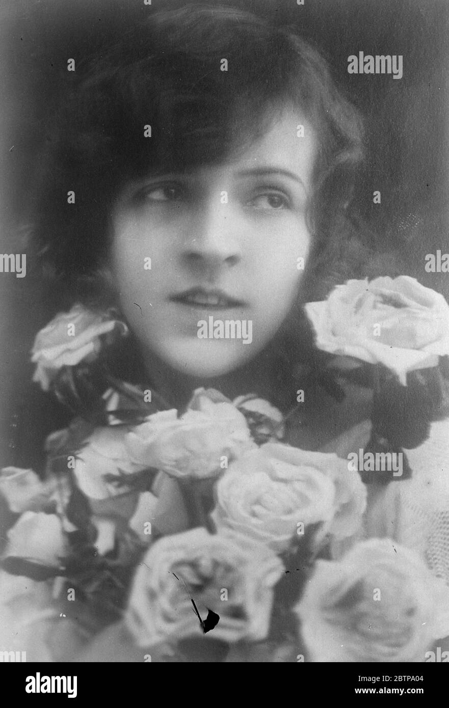 Countess Barbieri . Roses for remembrance . 3 September 1928 Stock ...