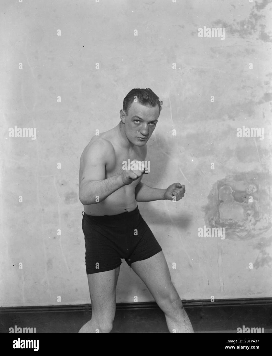 Ted Moore , boxer . 25 November 1927 Stock Photo - Alamy