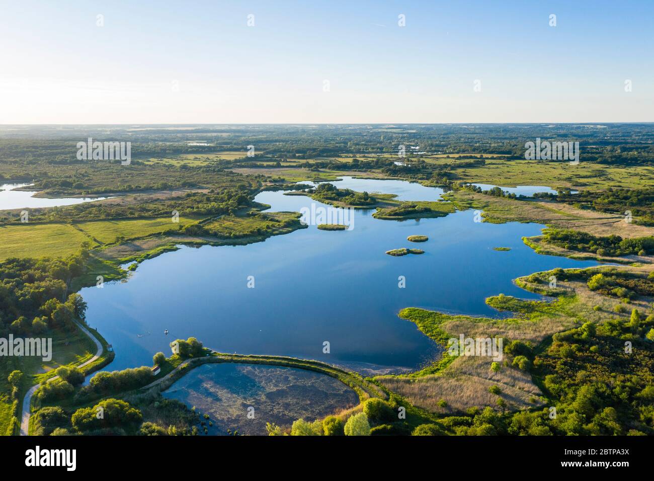 Ponds aerial hi-res stock photography and images - Alamy