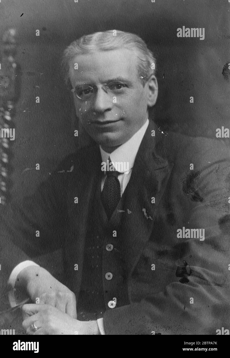 Mr George Knight . 20 March 1928 Stock Photo - Alamy