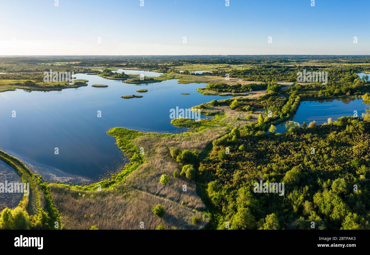 Ponds aerial hi-res stock photography and images - Alamy