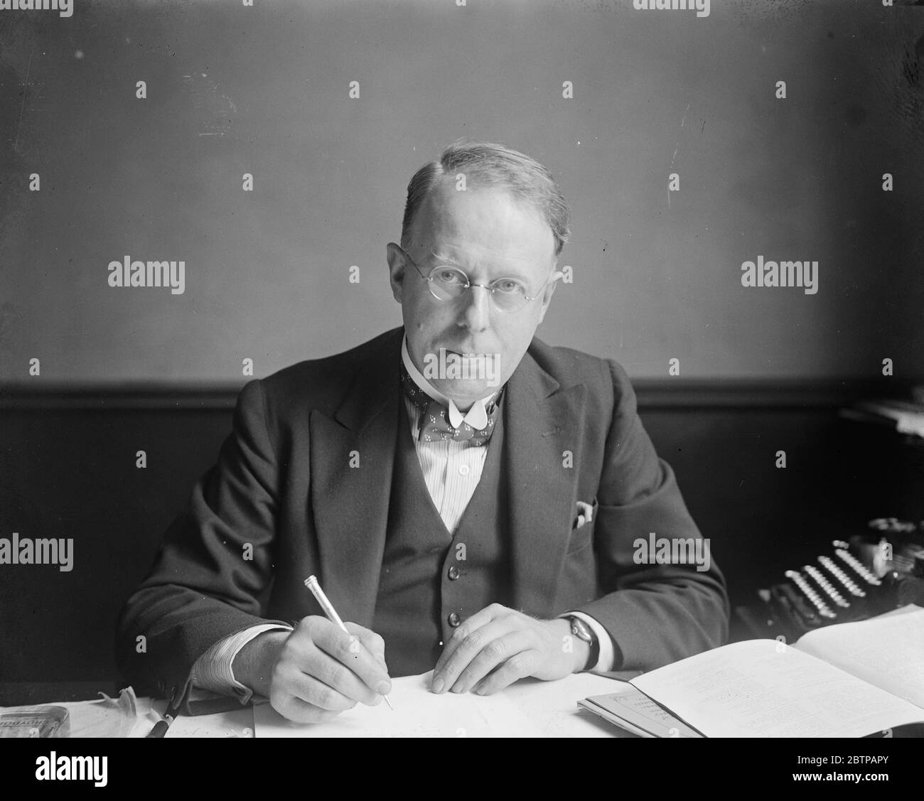 Mr Pook . 1 June 1929 Stock Photo - Alamy