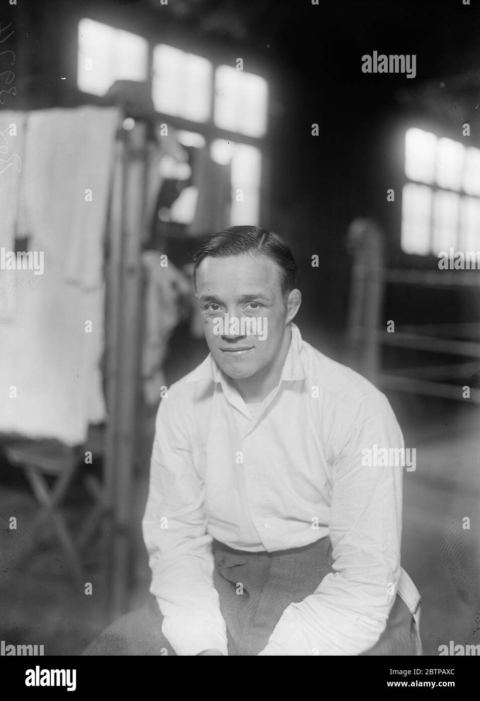 Famous boxers . Jarvis , who is to meet Genaro , the fly weight ...