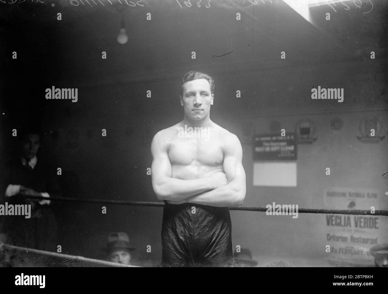 Famous boxers . Eddie Phillips . March 1933 Stock Photo - Alamy