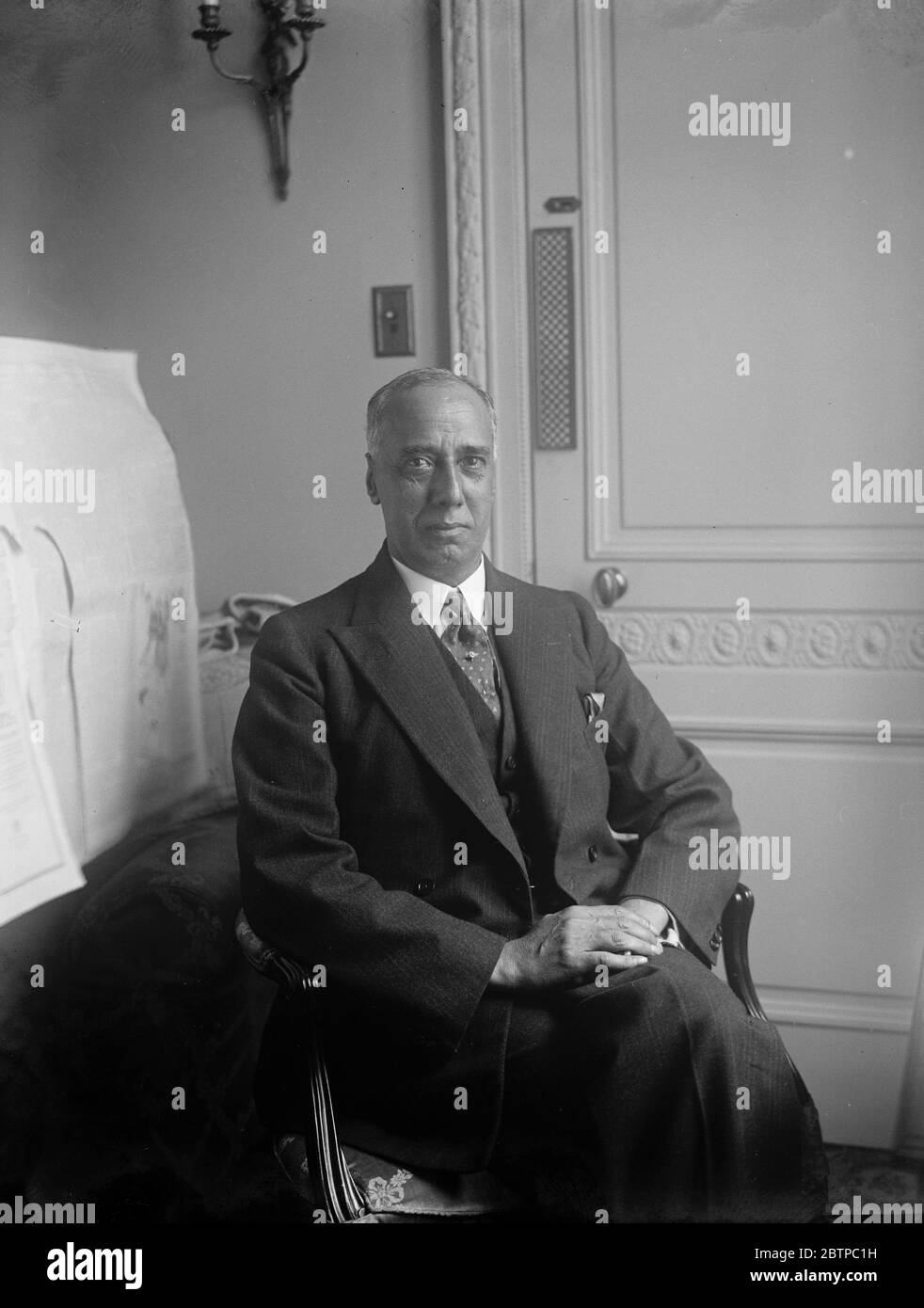 Sir Muhammad Shafi . 23 September 1930 Stock Photo - Alamy