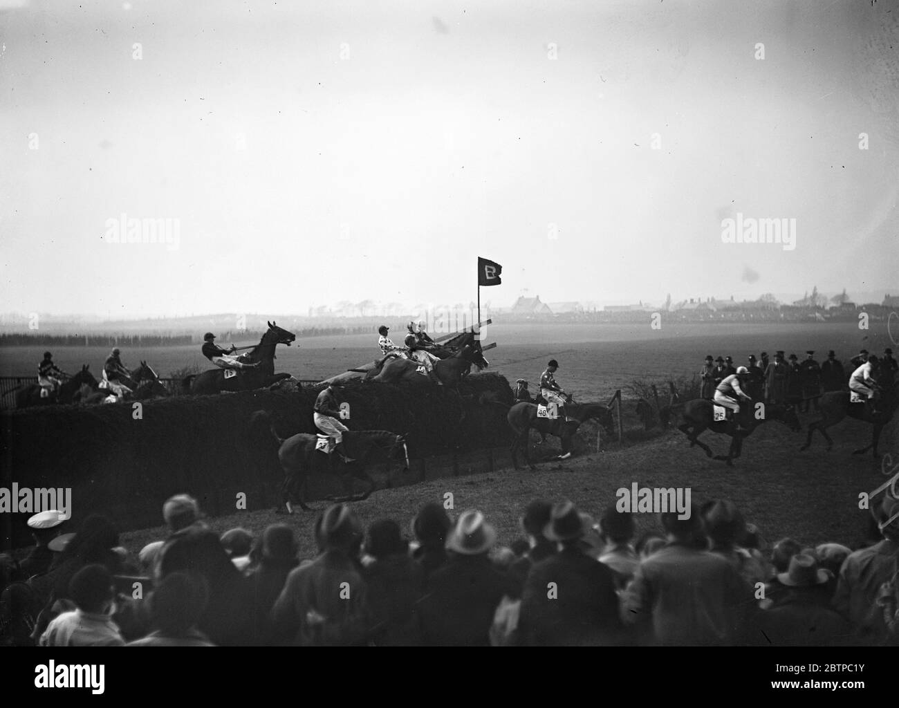 Sensational Grand National . Some of the field taking the famous ...
