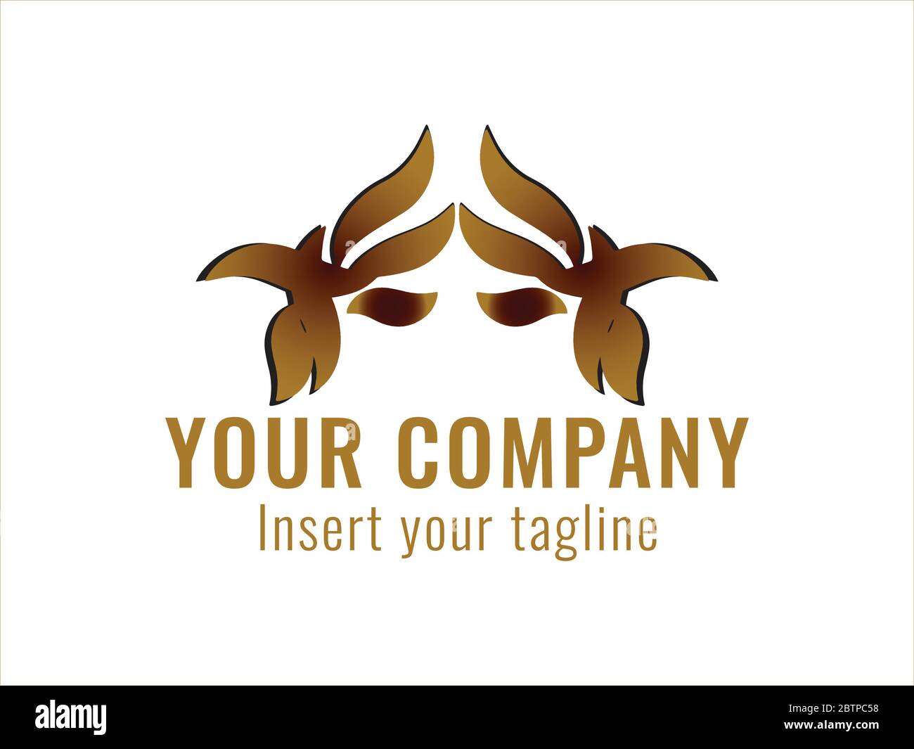 logo, gold, design, golden, vector and abstract for commercial use. We ...