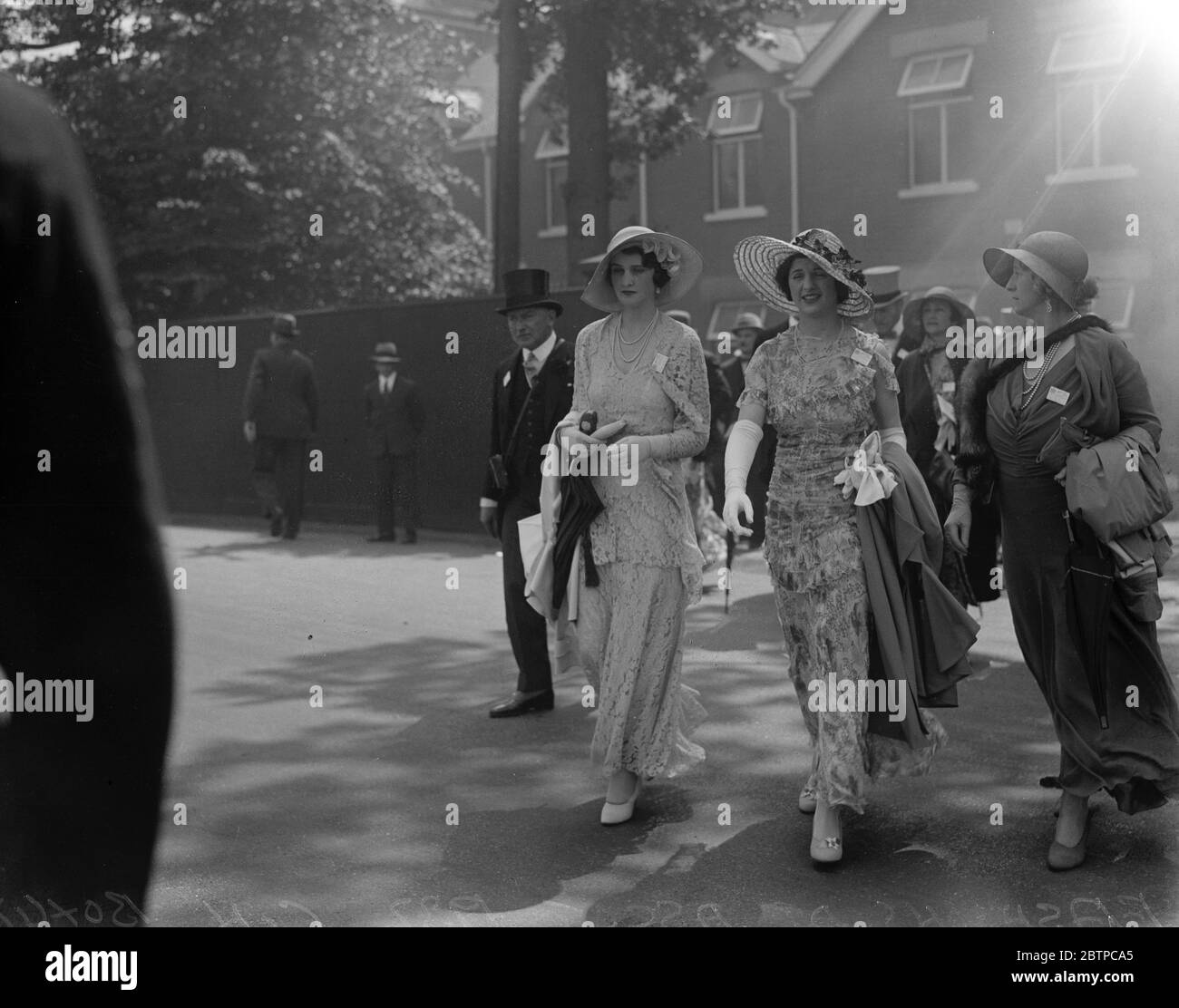 On its opening day Black and White Stock Photos & Images - Alamy