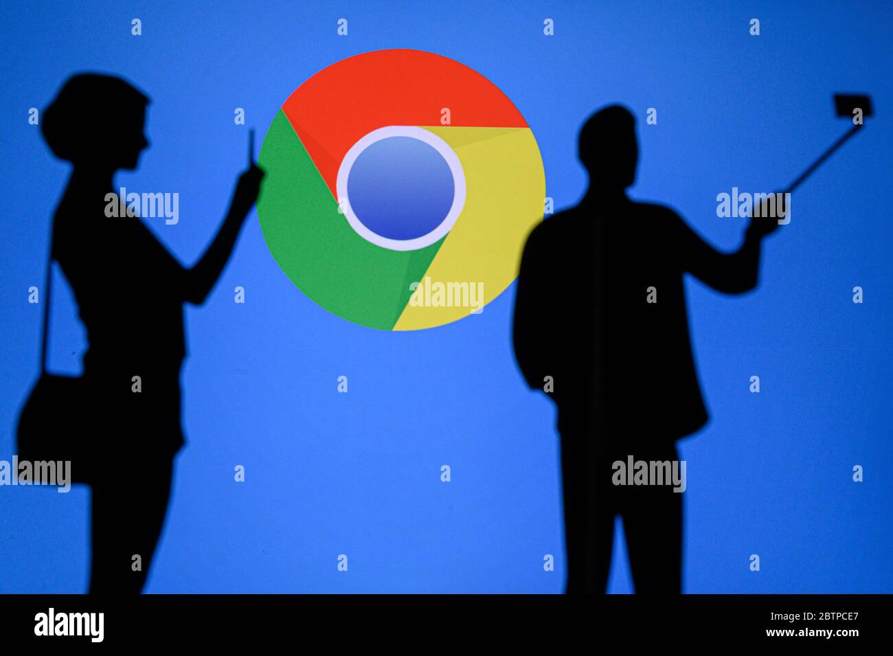 NEW YORK, USA, 25. MAY 2020: Google Chrome web browser developed by ...