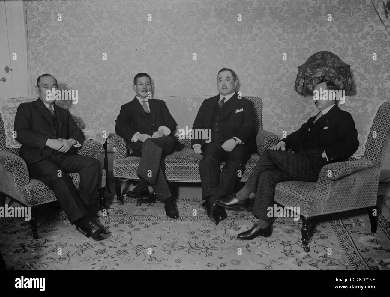 At the disarmament conference . The Japanese delegation photographed at ...