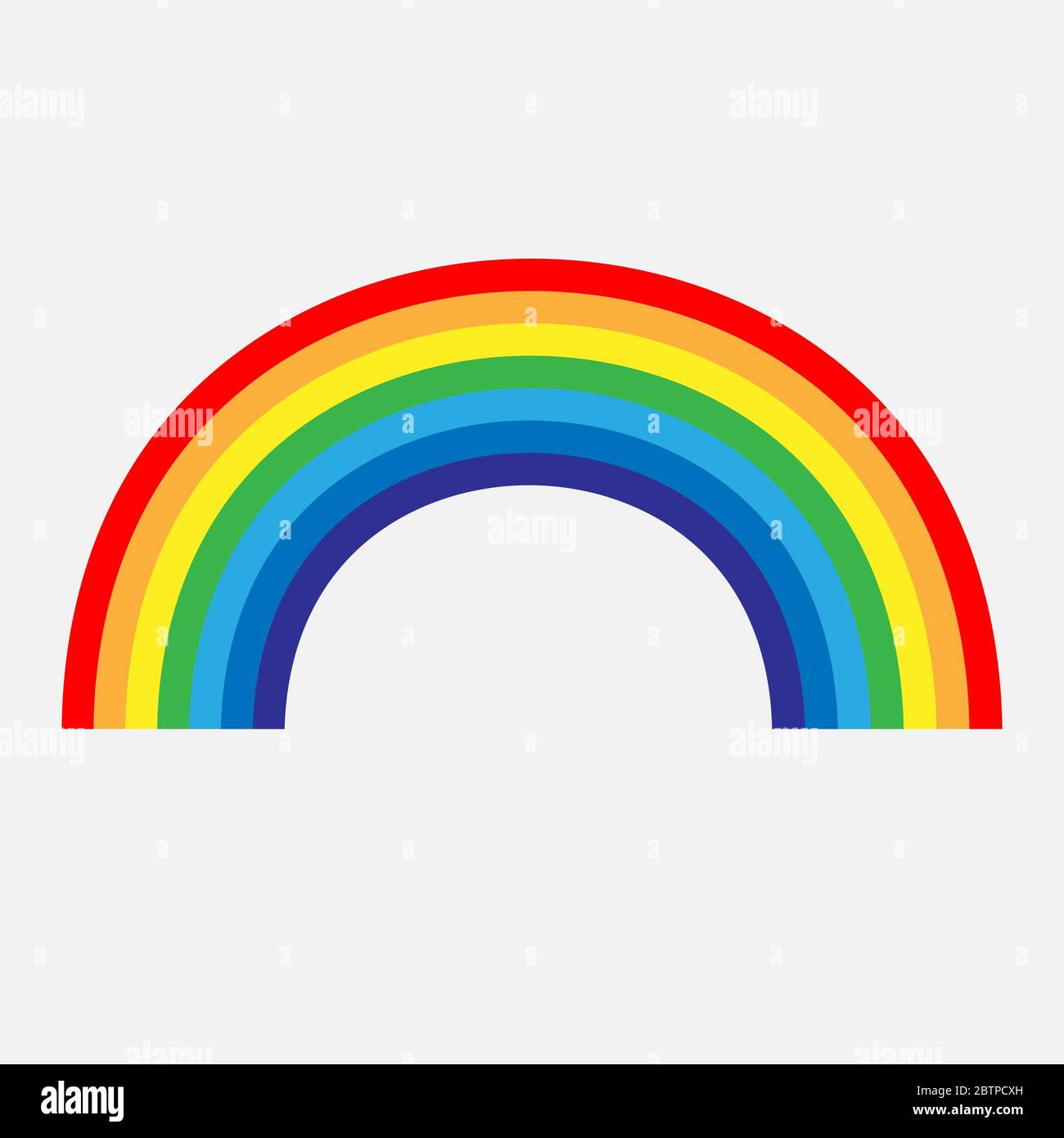 Rainbow icon. Spectrum symbol. Stock - Vector illustration Stock Vector ...
