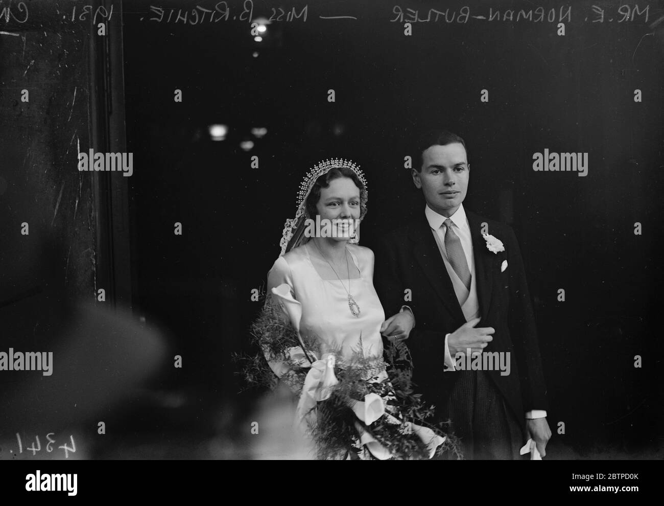 Oxford rowing blue weds . The marriage arranged between Mr E Norman ...