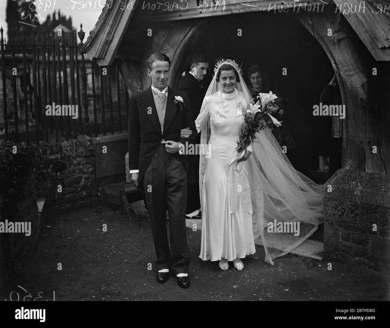 Society wedding in Surrey . The wedding at St Michael 's Church ...