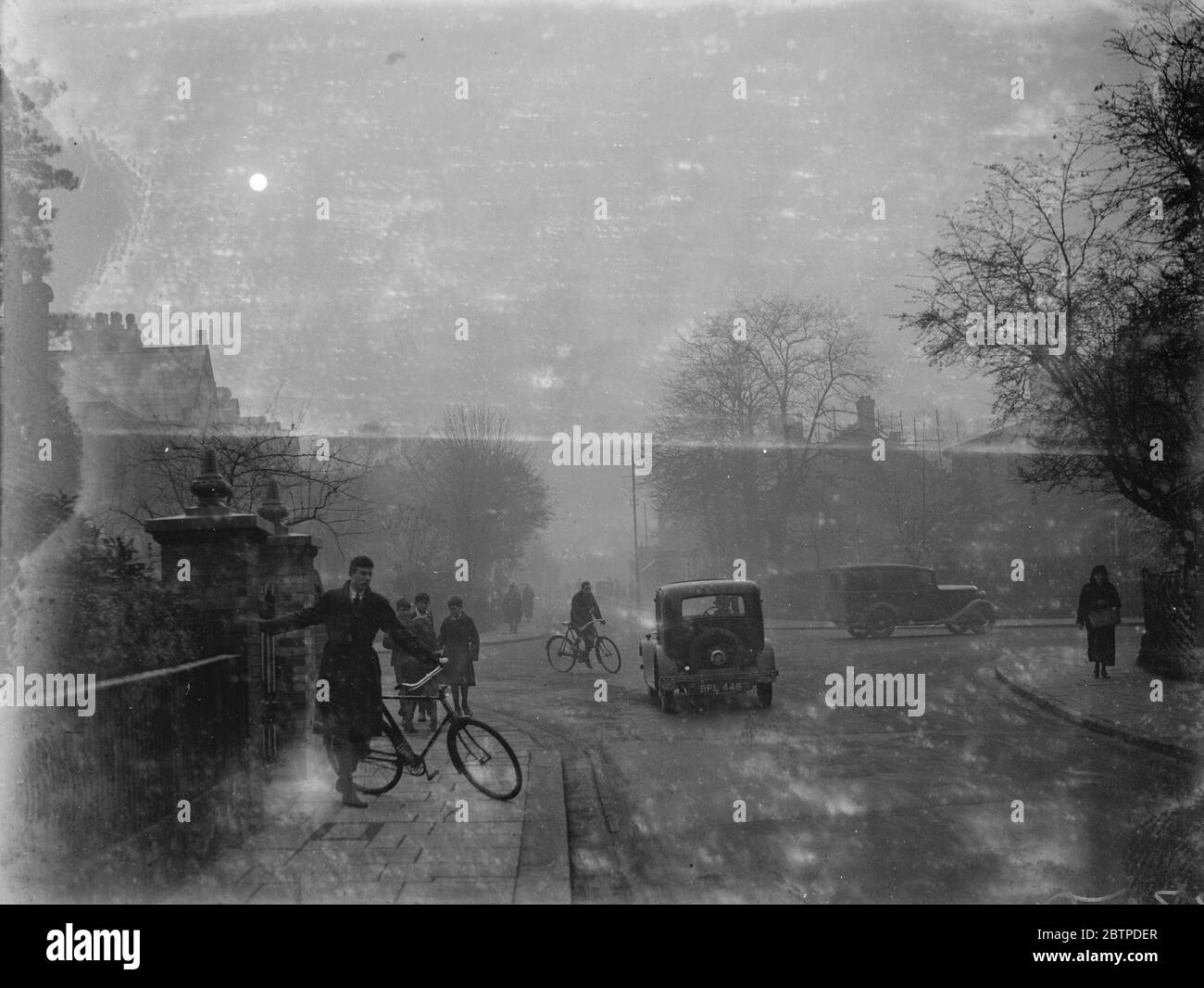 Children bicycle street Black and White Stock Photos & Images - Alamy