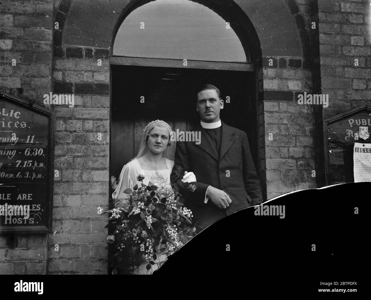 Wedding 1934 Black and White Stock Photos & Images - Alamy