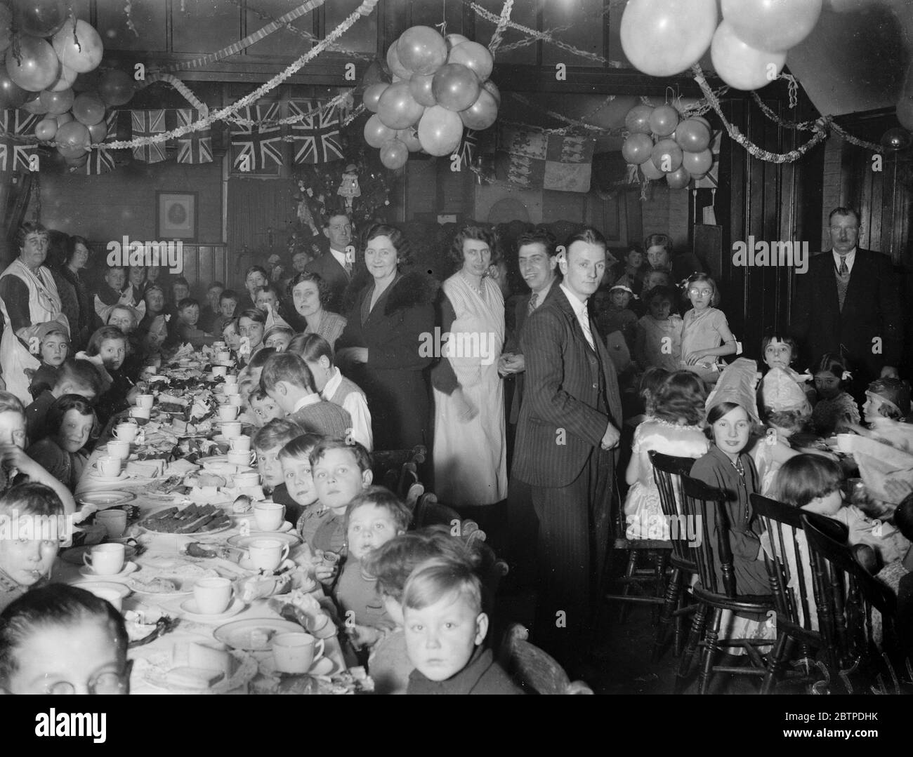 Chislehurst party . 1935 Stock Photo - Alamy