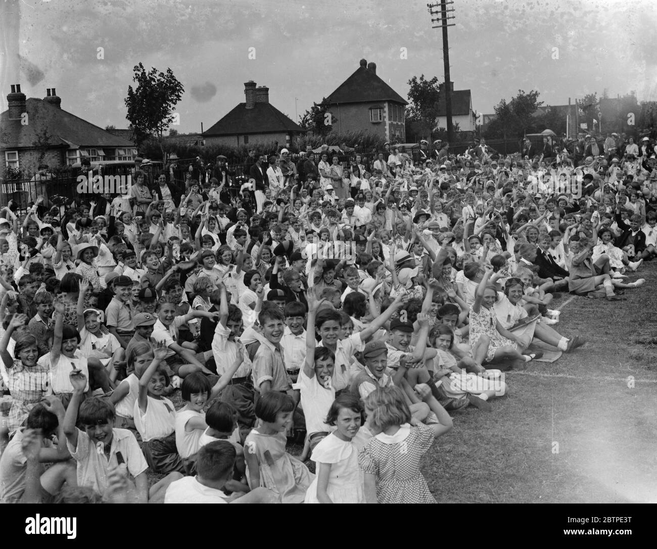 School children . 1935 Stock Photo - Alamy