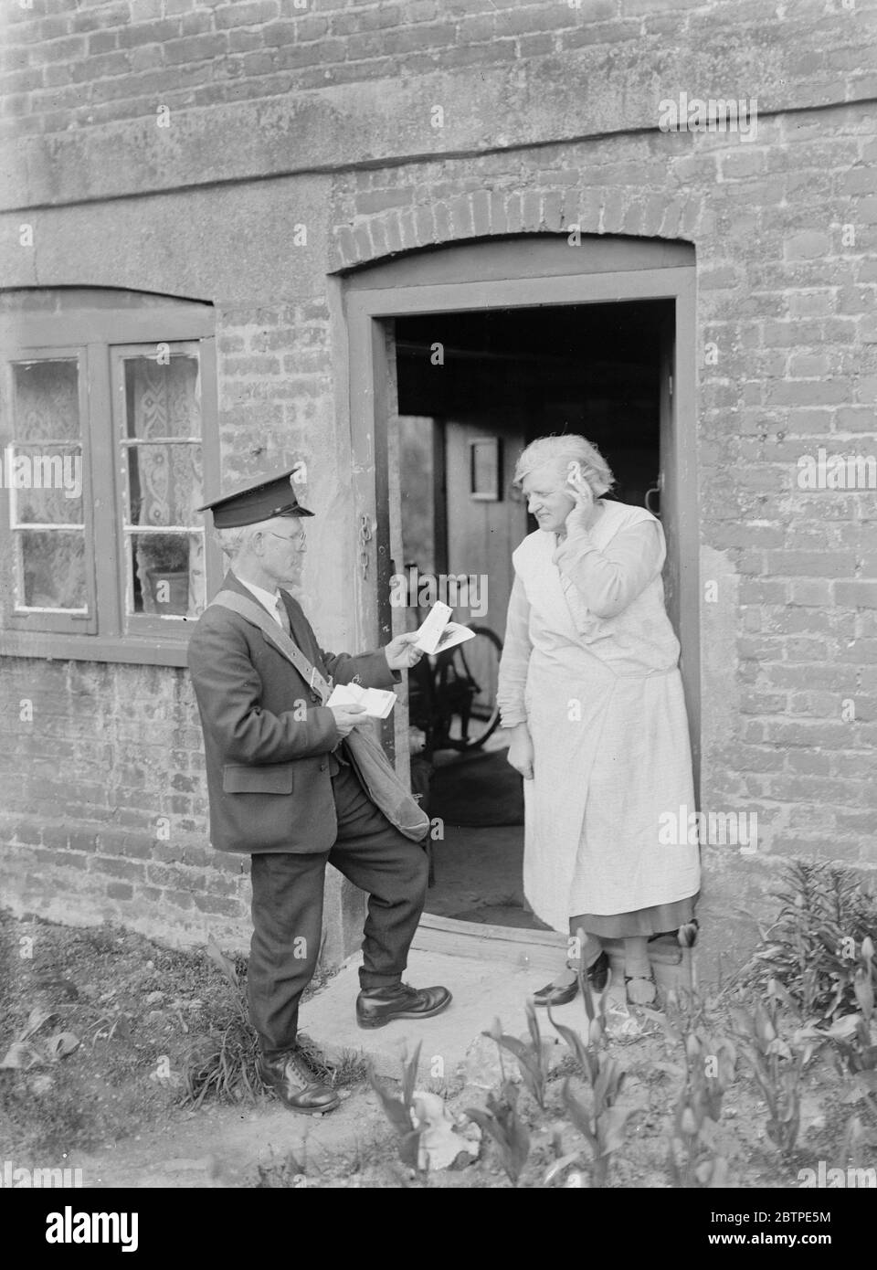 Postman public Black and White Stock Photos & Images - Alamy