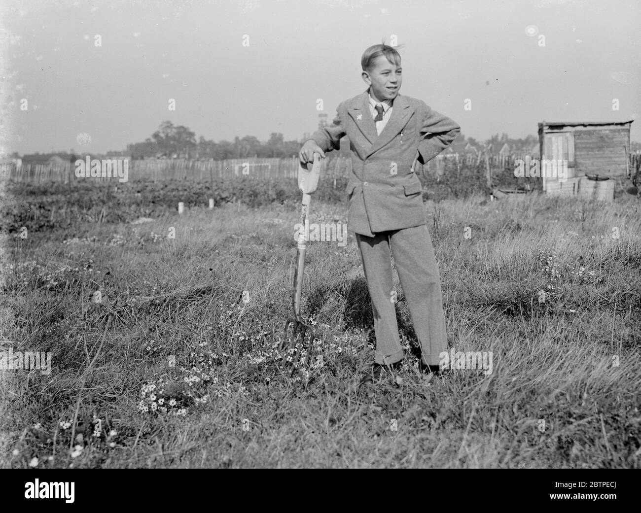 Monochrome gardener Black and White Stock Photos & Images - Alamy