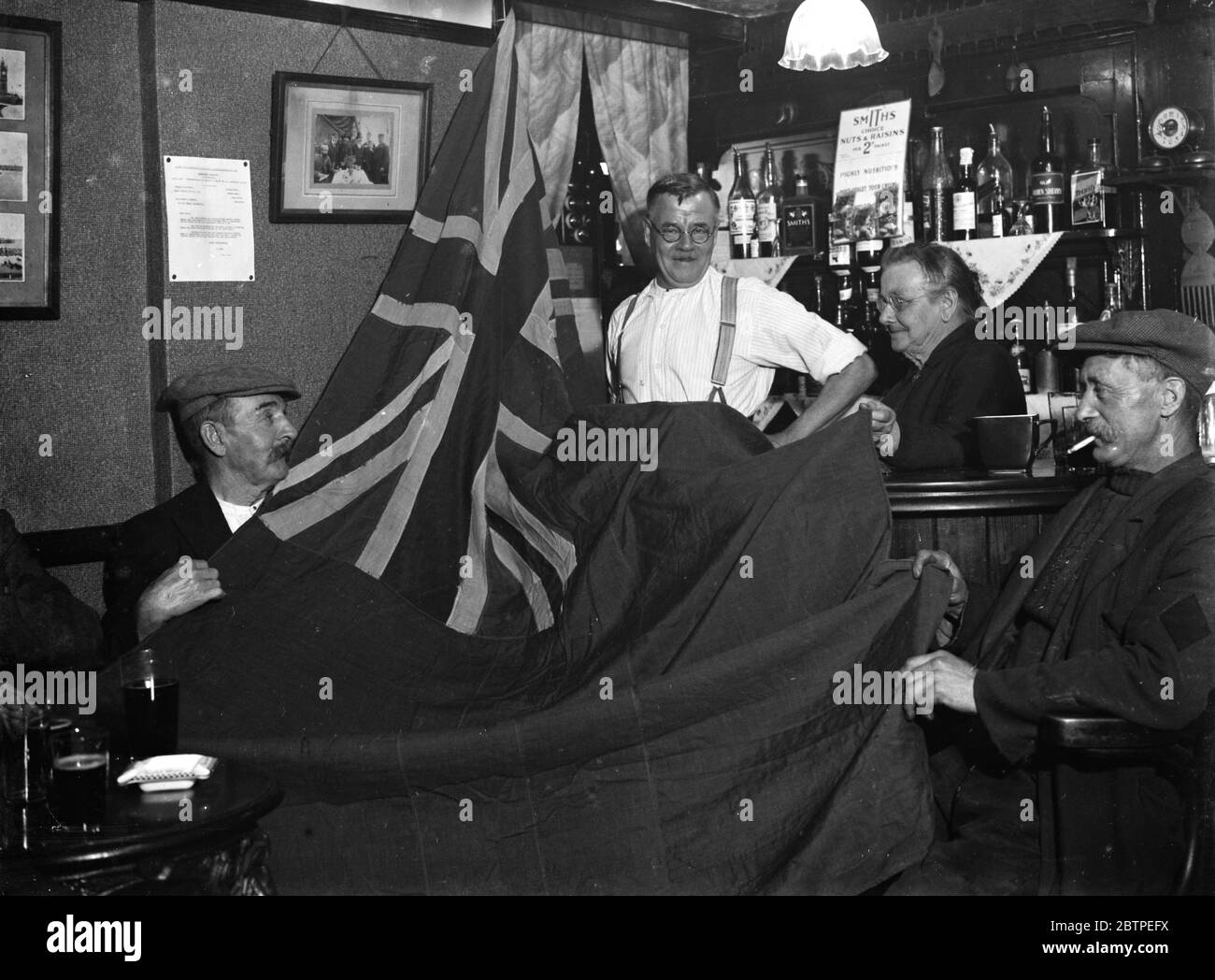 Greenhithe British Legion flag . 1935 Stock Photo - Alamy