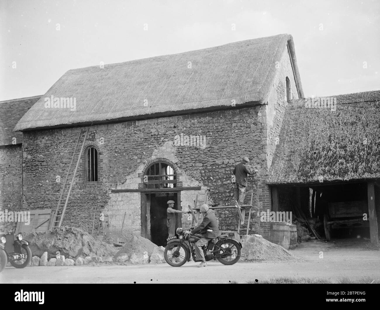 Snodland barn church . 1935 Stock Photo - Alamy