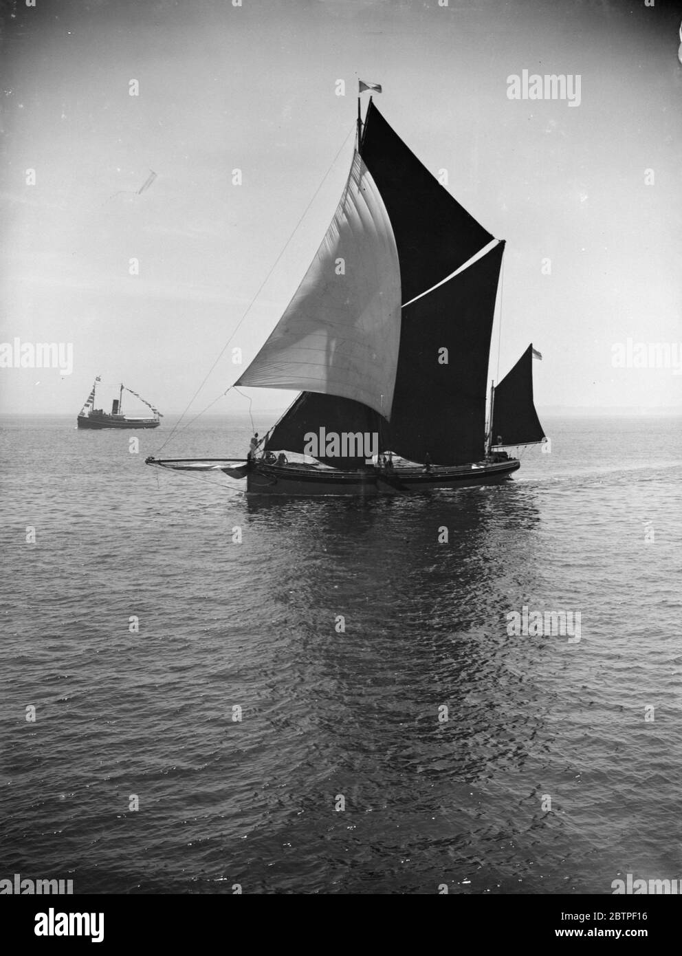 Historic wooden sailing barges hi-res stock photography and images - Alamy