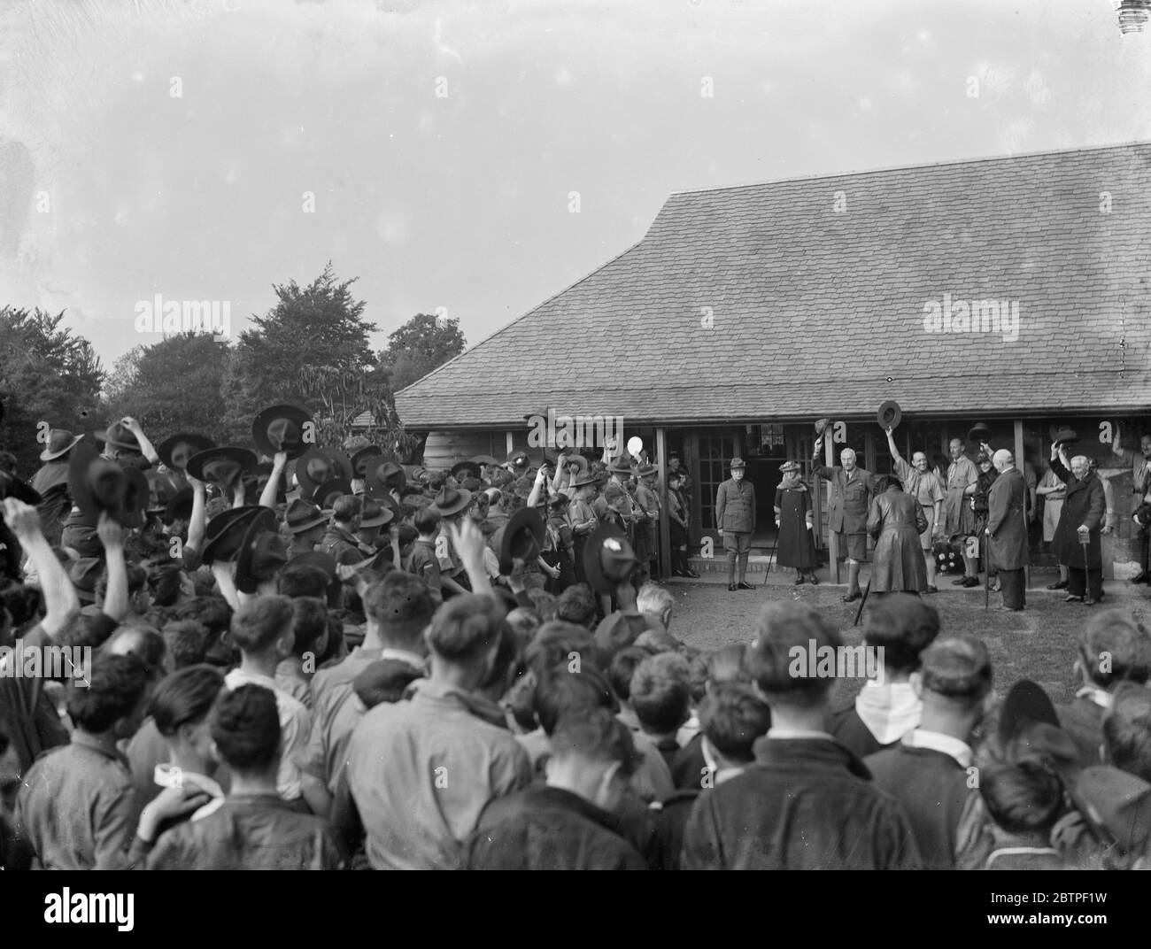 Scouts headquarters at Downe . 1936 Stock Photo - Alamy