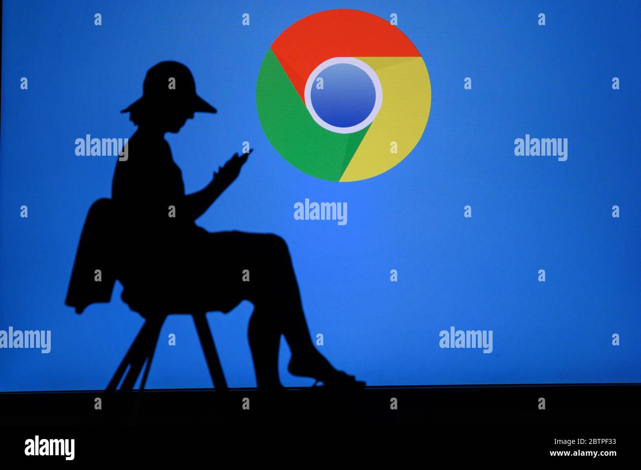 NEW YORK, USA, 25. MAY 2020: Google Chrome web browser developed by ...