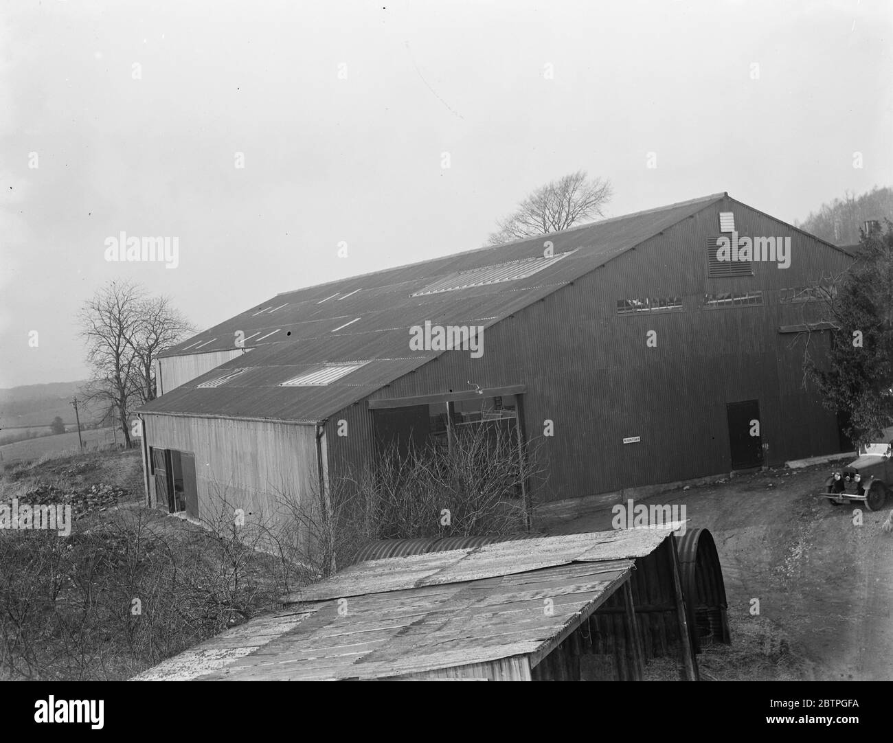 Cold storage plant . Seal farm exterior shot . 1937 Stock Photo - Alamy