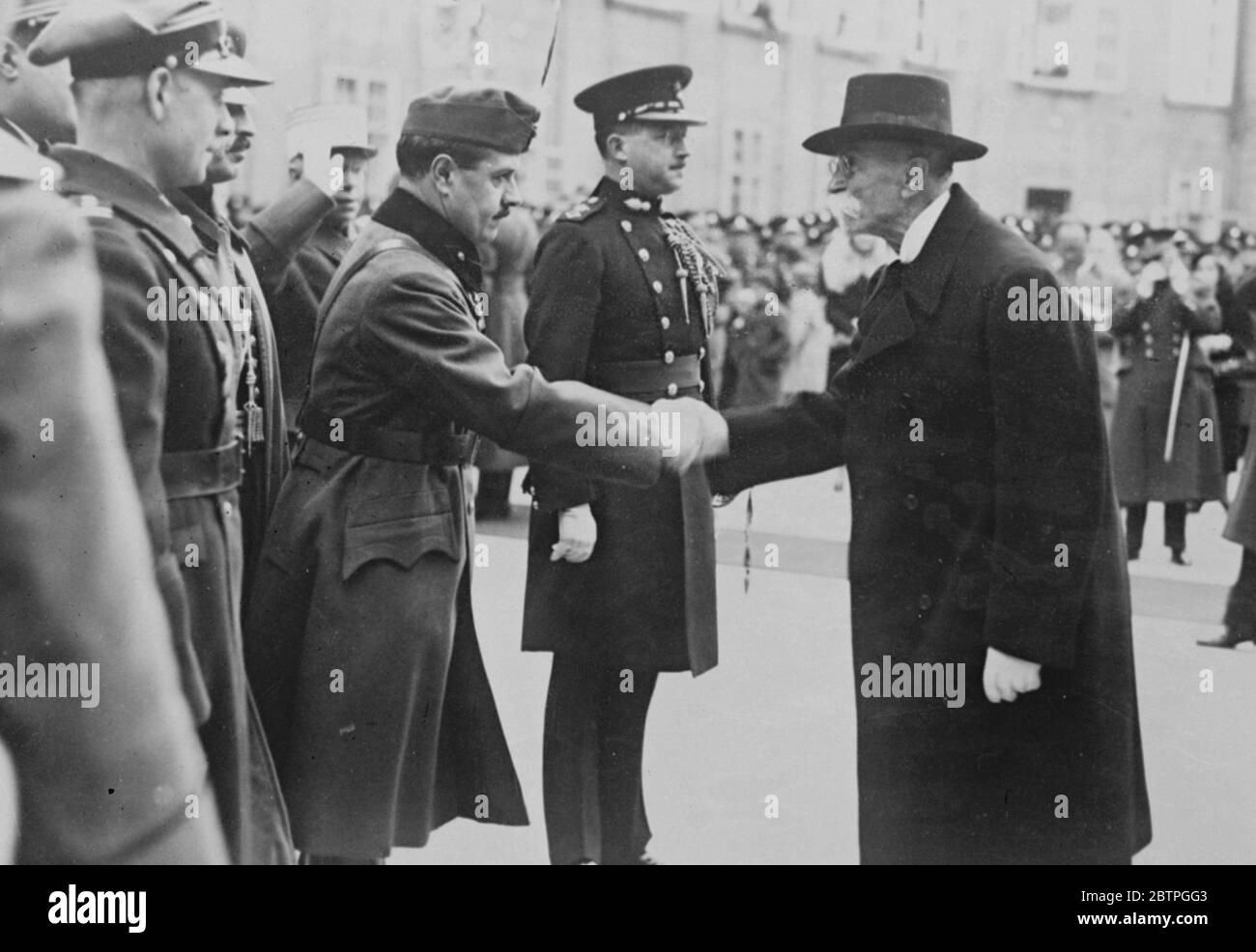 President Masaryk . President of Czechoslovakia . 1932 Stock Photo - Alamy
