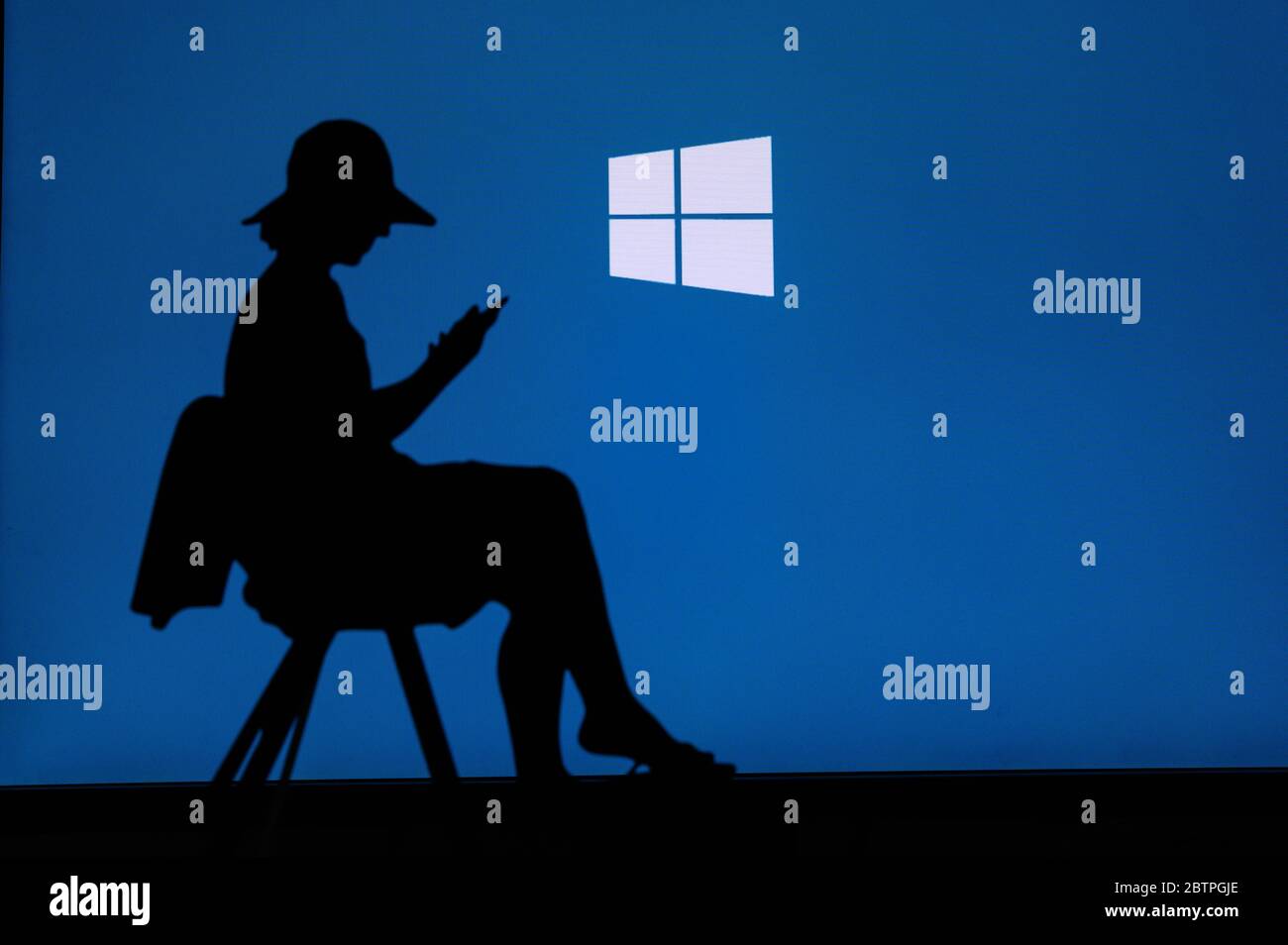 NEW YORK, USA, 25. MAY 2020: Microsoft Windows graphical operating ...