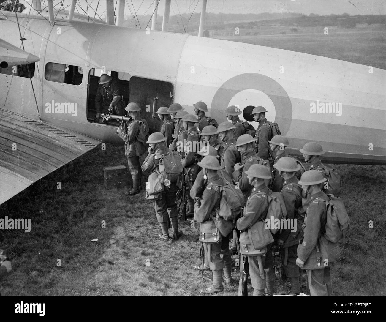 Troop boarding Black and White Stock Photos & Images - Alamy