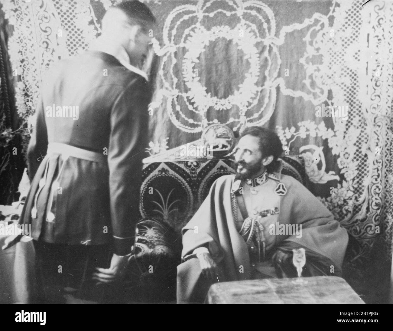 Emperor Haile Selassie . 1935 Stock Photo - Alamy