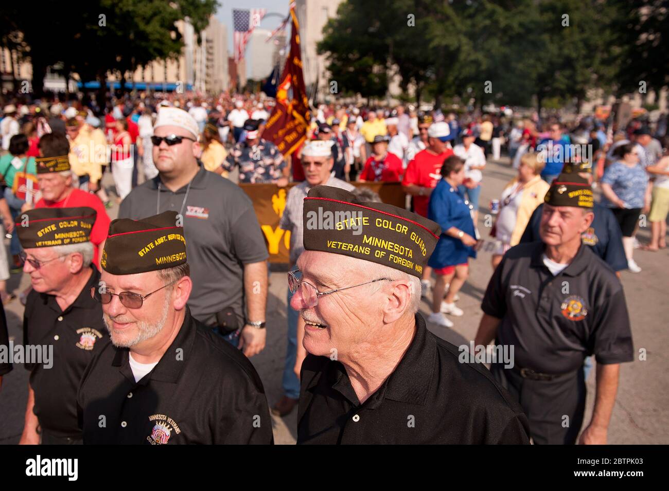 VFW Military Salute Parade and Patriotic Celebration in downtown St ...