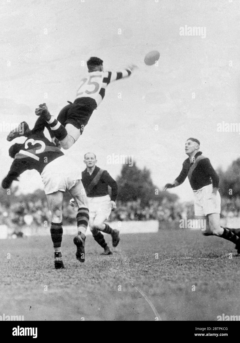 The Human Spring This picture is one of the most remarkable football ...