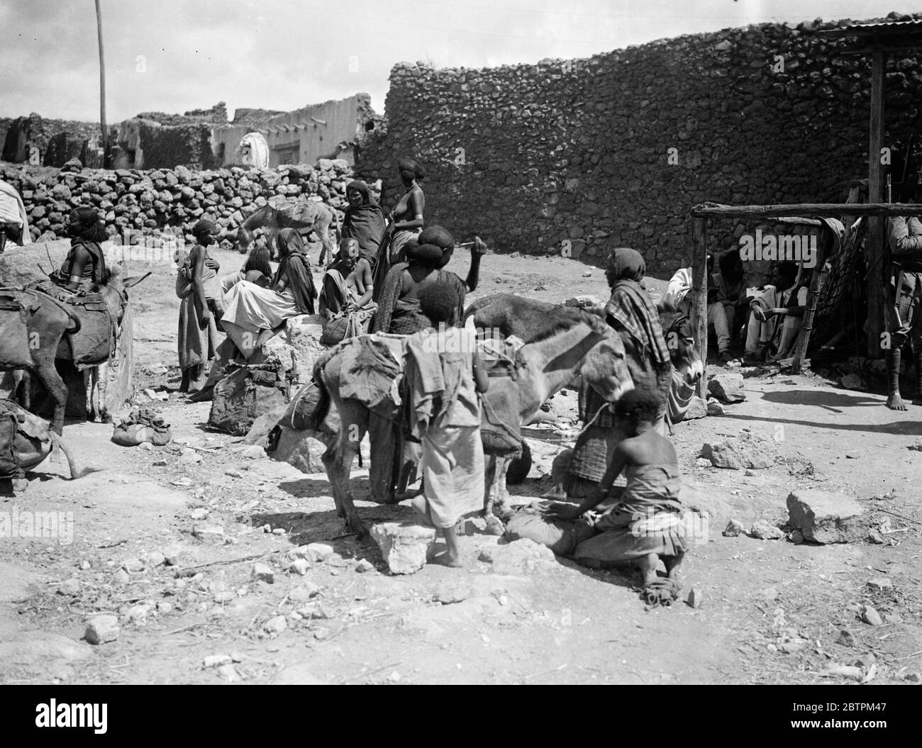 Harrar scenes . 1935 Stock Photo - Alamy